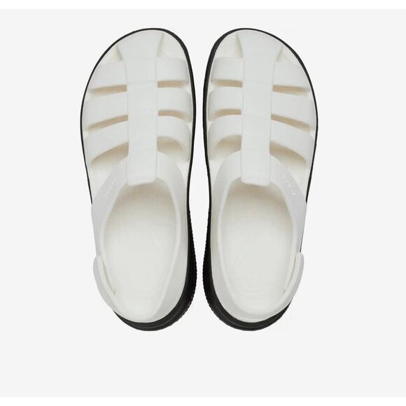 CROCS | Shoes | New Crocs Stomp Fisherman Platform Sandals Unisex Chalk ...